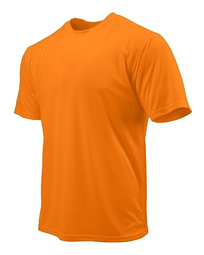 Paragon Youth Islander Performance T-Shirt, L, Neon Orange