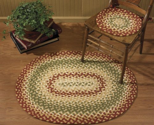 Park Designs Mill Village Braided Chairpad