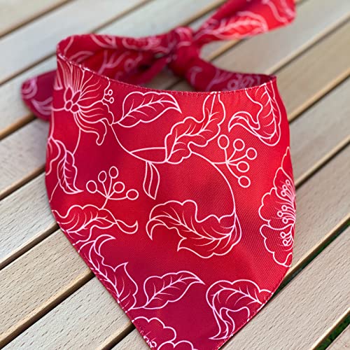 Small Dog Bandanas, DORUI 4 Pack Pet Bandanas, Premium Durable Fabric, Unique Design, Adjustable Scarf for Cat Puppy Small Dogs(Small)