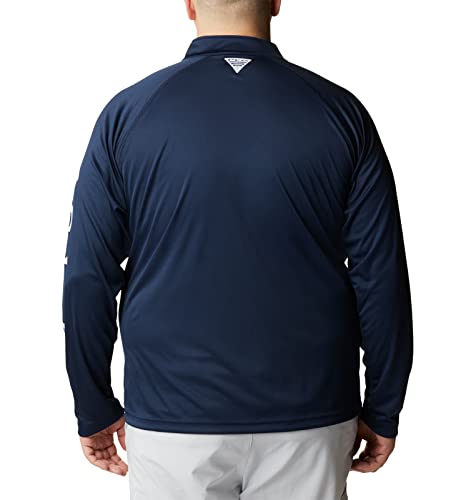 Columbia Men's Terminal Tackle 1/4 Zip, Collegiate Navy/White, 5X