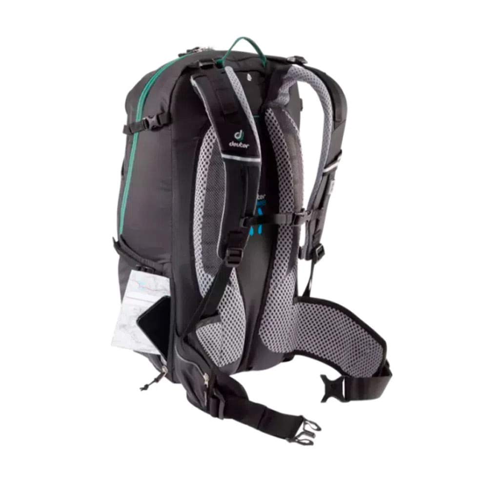 Deuter Trans Alpine 30 - Lightweight, Versatile, and Durable Bike Backpack for Mountain Biking, Multi-day tours, and the Outdoors - Black
