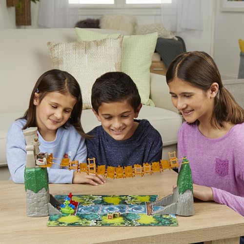 Hasbro Gaming Forbidden Bridge Game, Adventure Board Game, Fun Kids Game for Ages 7 and Up, Game for 2 to 4 Players