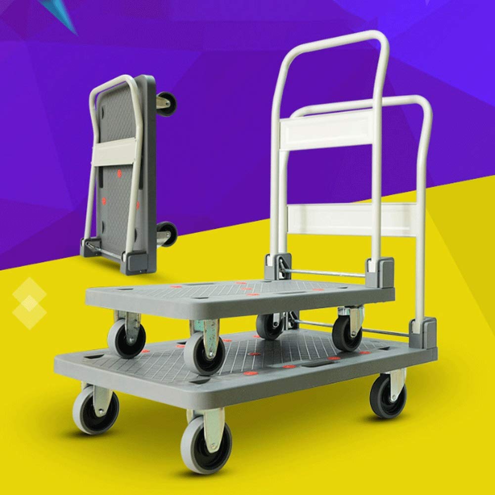 Multi-Functional Folding Heavy Duty Folding Platform Trolley Truck with Steel Frame Foldable for Easy Transportation/Heavy Lifting