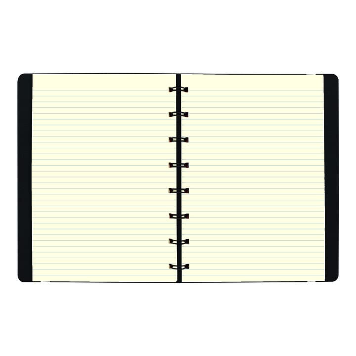 Filofax Weekly Planner, 12 Months, January to December, 2024, Twin-Wire Binding, Bilingual, 8.25" x 5.75", Black (C1851401-24)