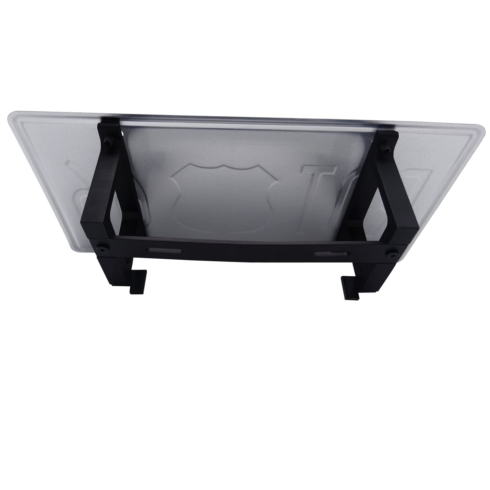 Dasen Lower Grille Front License Plate Mount Bracket Removable Compatible with 2015-2021 Ford Mustang Shelby GT350/GT350R - No Drilling