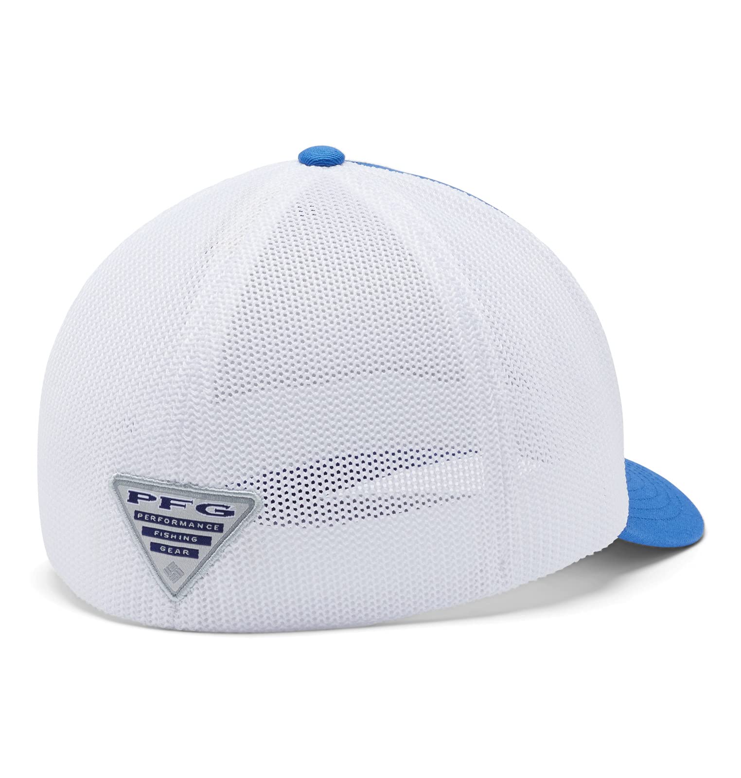 Columbia Unisex PFG Mesh Hooks Ball Cap, Vivid Blue/Silver, Large/X-Large