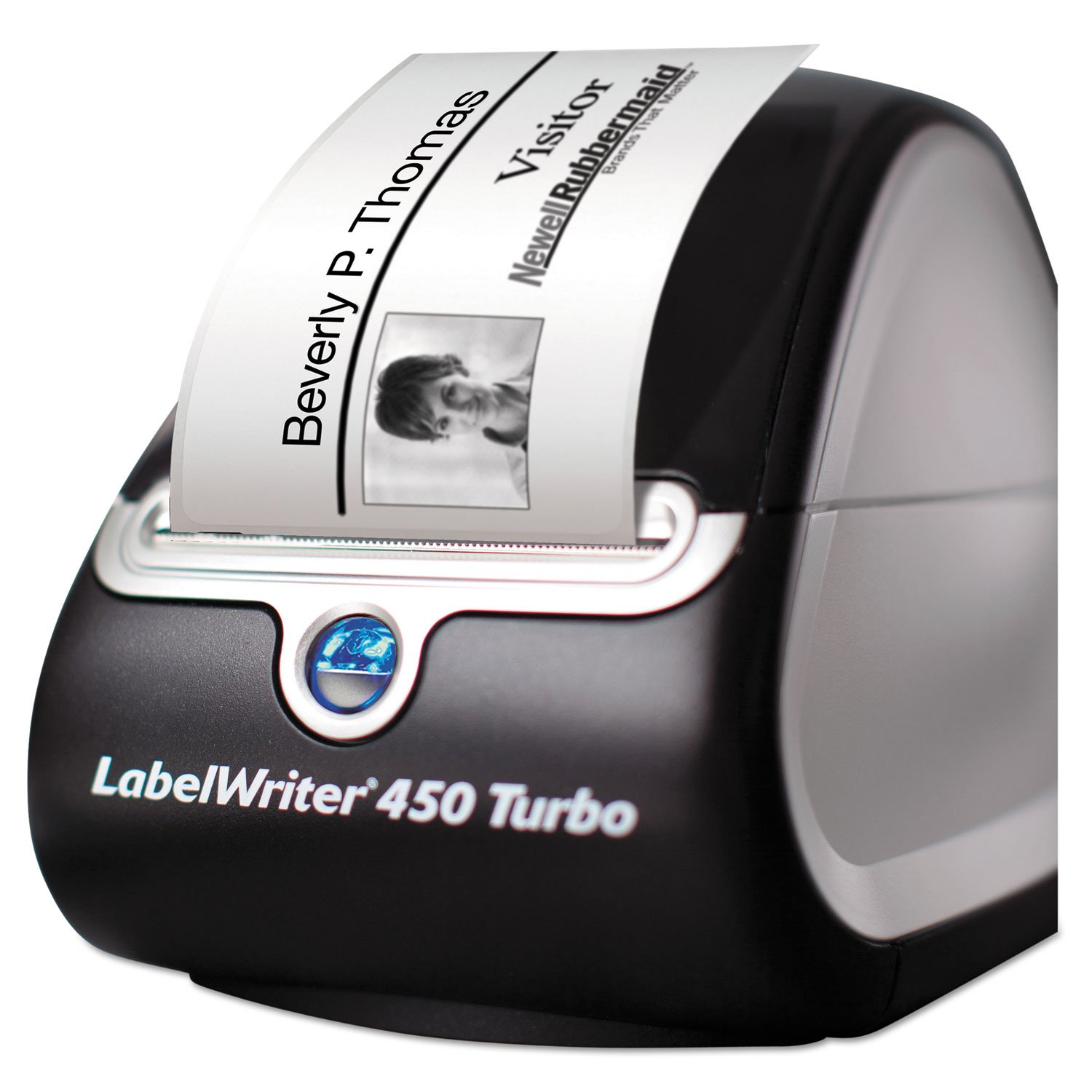 DYMO LabelWriter 550 Turbo Direct Thermal Label Printer, Black - USB and LAN Connectivity - up to 90 Labels Per Minute, 300 dpi, Auto Label Recognition, Monochrome Label Maker - BROAG