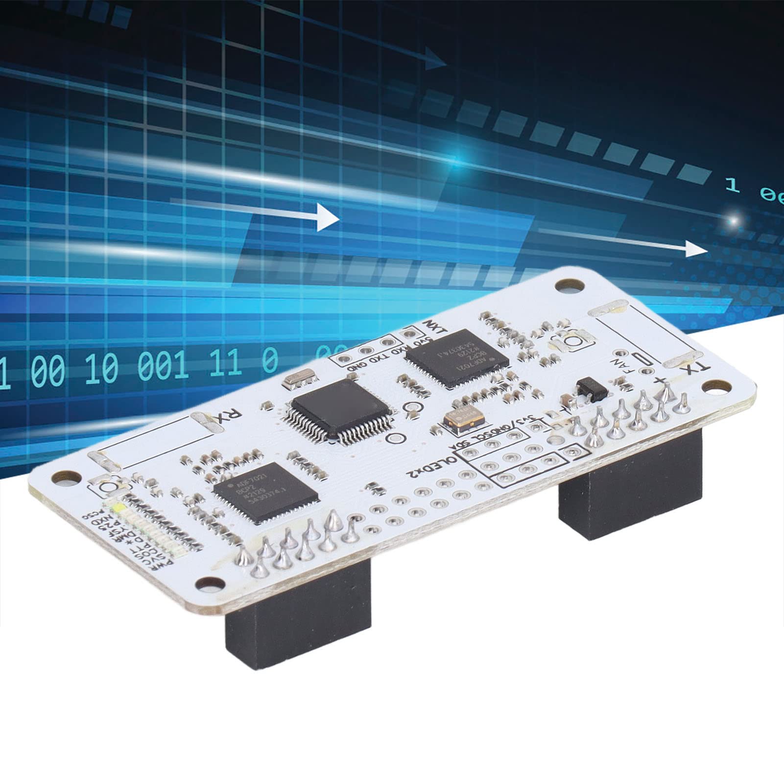Gaeirt Duplex Hotspot Board, for ARM Processor MMDVM Hotspot Module Kit Wide Frequency Range Compact Size with Patch Antennas for Electronic Equipment