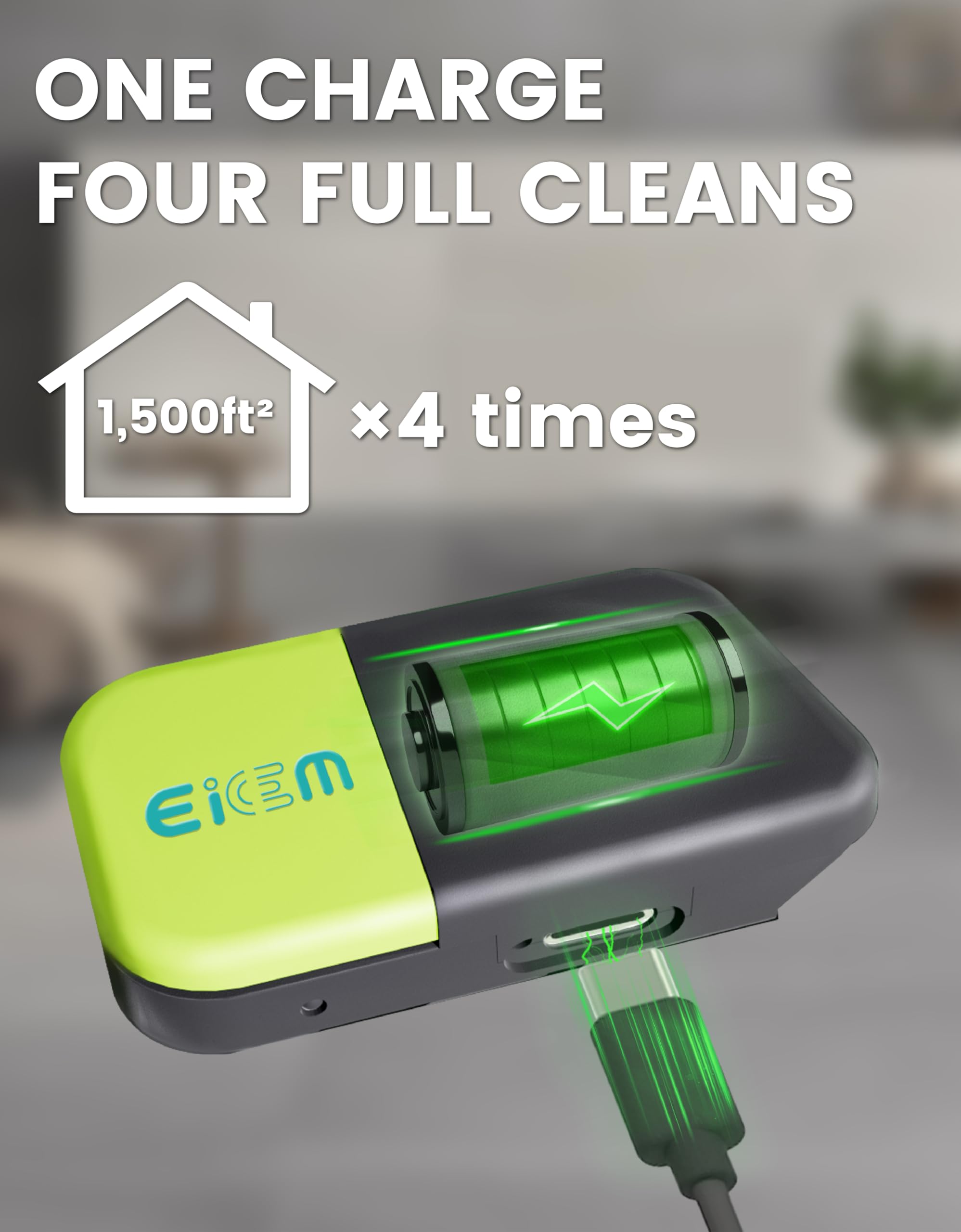 Green Vacuum Light Show All Dust Compatible with Dyson Shark Bissell, Vacuum Cleaner Light Attachment Display All Dust & Detect Cat Dog Hair, Upgrade Universal Accessories (USB-C Rechargeable)