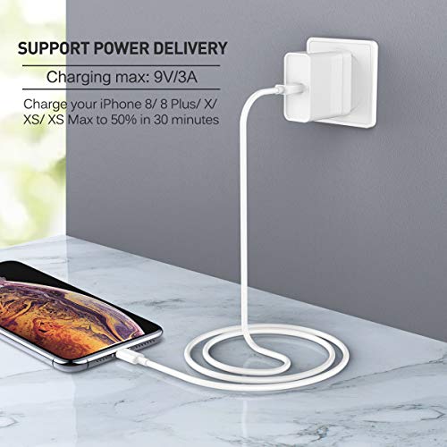Suswillhit USB C to Lightning Cable 3Ft Apple MFi Certified Power Delivery Fast Charger Cord for iPhone 12/12 Mini/12 Pro/12 Pro Max/11 Pro/11 Pro Max/X/XS/XR/XS Max/8/8 Plus/iPad/AirPods
