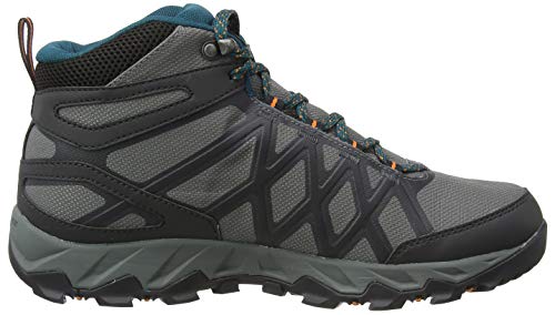 Columbia Women's High Rise Hiking Shoe, Ti Grey Steel Deep Wave, 9