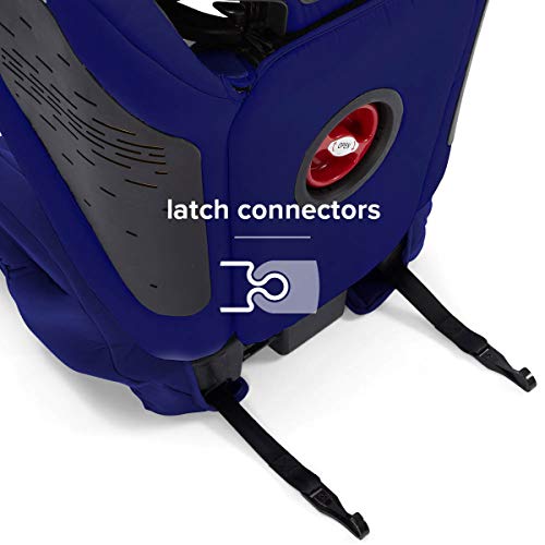Diono Monterey 4DXT Latch, 2-in-1 High Back Booster Car Seat with Expandable Height, Width, Advanced Side Impact Protection, 8 Years 1 Booster, Blue