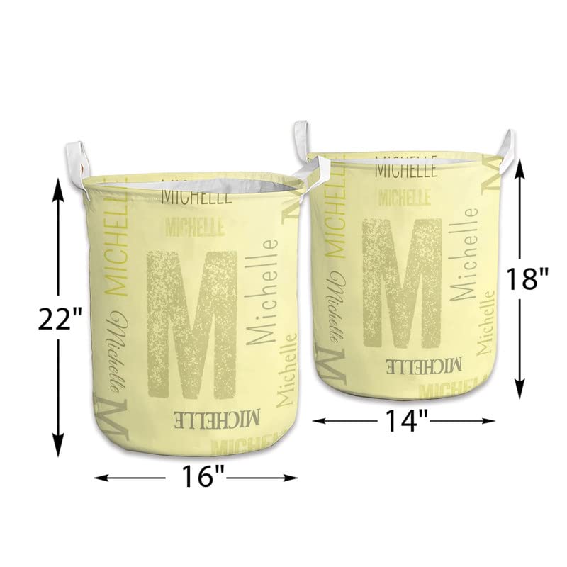 Personalized Laundry Baskets Name Retro Personalized Hampers Custom Laundry Basket with Name, Customized Dirty Clothes Hamper, Storage Basket