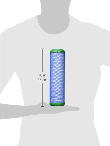Hydro-Logic 22110 9.75-Inch by 2.5-Inch Stealth RO/Small Boy Carbon Filter Green Coconut