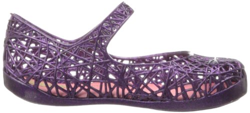 Mini Melissa Mini Campana Zig Zag IX Mary Jane Sneaker (Toddler),Purple,6 M US Toddler