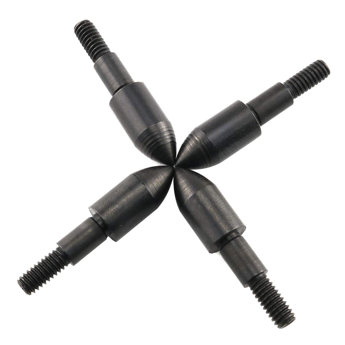 E-outstanding Field Point 12PCS 100Grain Screw on Archery Arrow Practice Bullet Tips Arrowheads