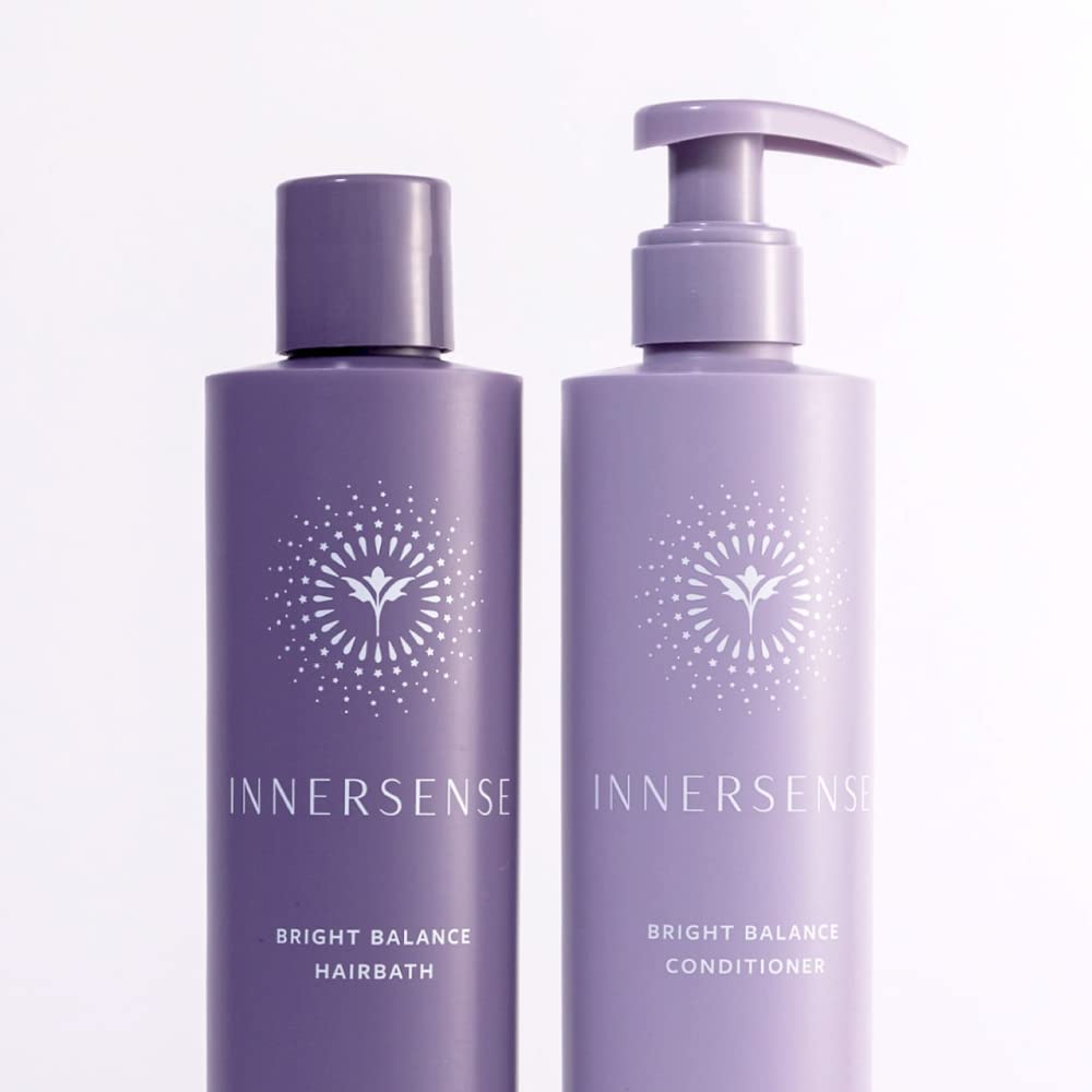 Innersense Organic Beauty - Natural Bright + Balanced Purple Toning Shampoo + Conditioner Value Duo | Non-Toxic, Cruelty-Free Haircare (10 fl oz | 295 ml)