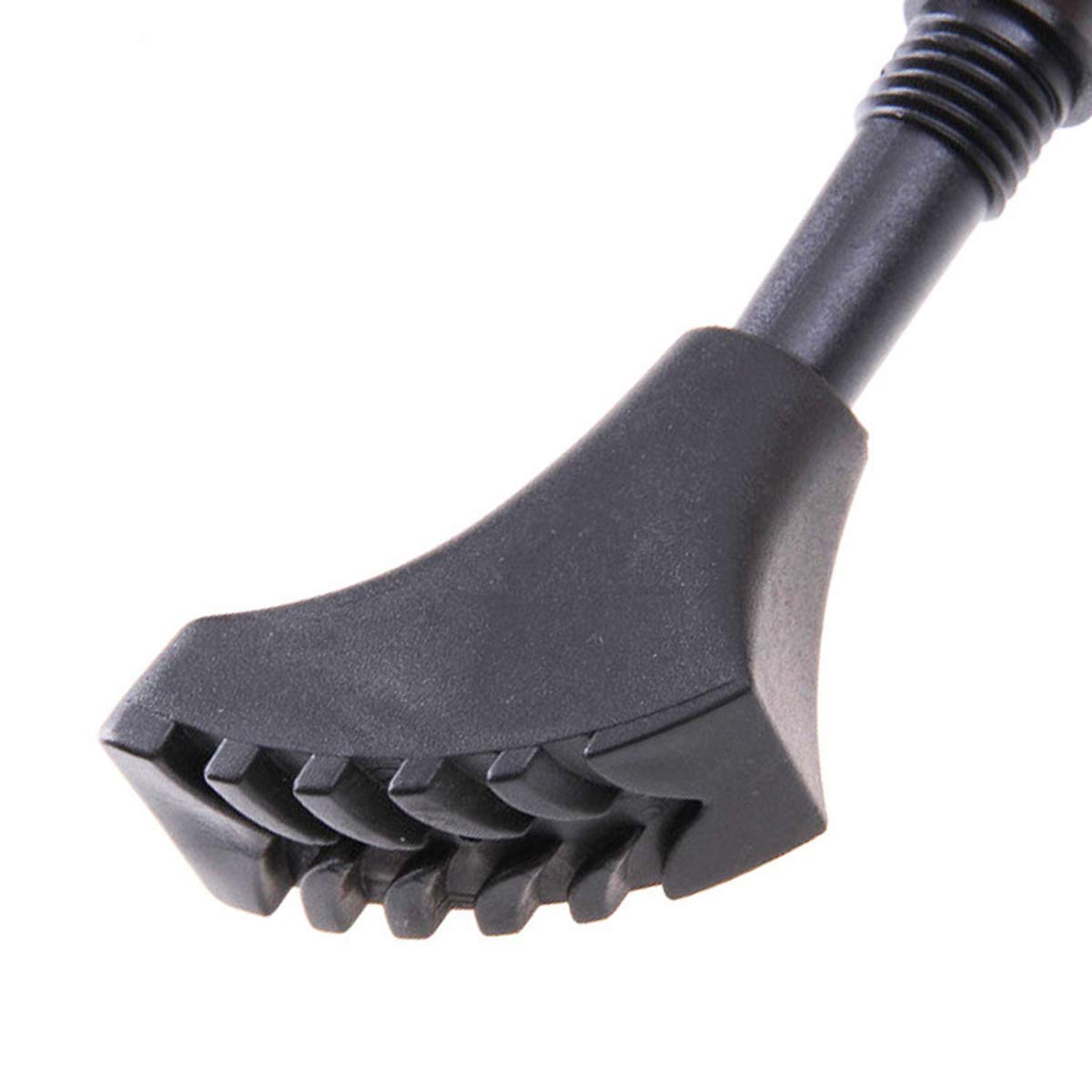 Diooid Hiking Pole Tips Extra Thick and Wear Resisting Trekking Pole Tips Replacement Pole Rubber Tip Protectors Fits Most Standard Hiking Poles with 11mm Hole Diameter Black