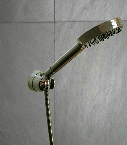 G-Sunny Brushed Nickel Handhold Shower Elbow Adapter Shower Head Elbow Adapter (135degree)