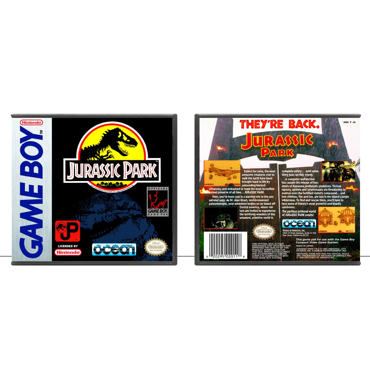 Jurassic Park | (GB) Game Boy - Game Case Only - No Game