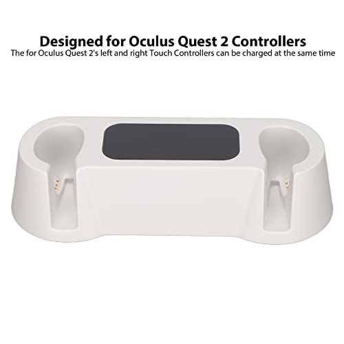 Hilitand Dual Charging Dock for Oculus Quest 2, Fast Charging Touch Controller Charger Stand Station with 2 Rechargeable Batteries for Oculus Quest 2 Touch Controller