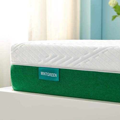mintgreen Queen Mattress, 8 inch Gel Memory Foam Mattress with CertiPUR-US Certified Foam Bed Mattress in a Box for Sleep Cooler & Pressure Relief, Queen Size Mattress