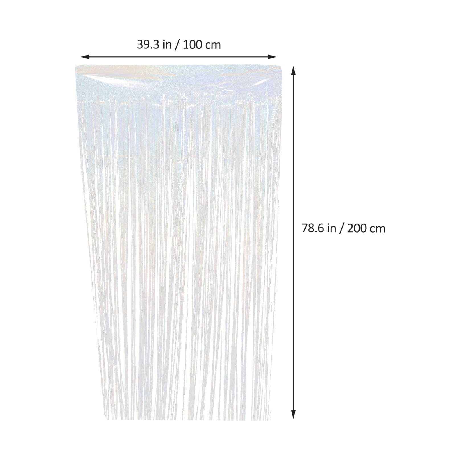 Didiseaon 2pcs Decor Party Backdrop Party Supplies Fringe Garland Fringe Backdrop Birthday Backdrop Party Layout Props Curtain Child Plastic Streamer