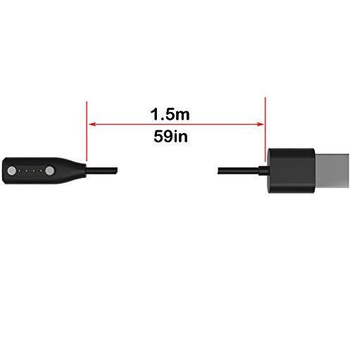 Soarking Charger Compatible with Bose Frames Tenor/Tempo/Alto/Rondo Sports Sunglasses with 4.9 Feet Cable