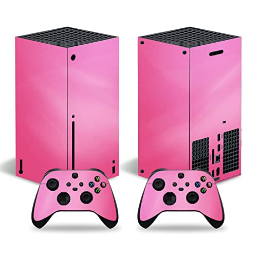 Guugoon Solid Color Skins Compatible with Xbox Series X Console Controller, Vinyl Decal Stickers for Xbox Series X,1