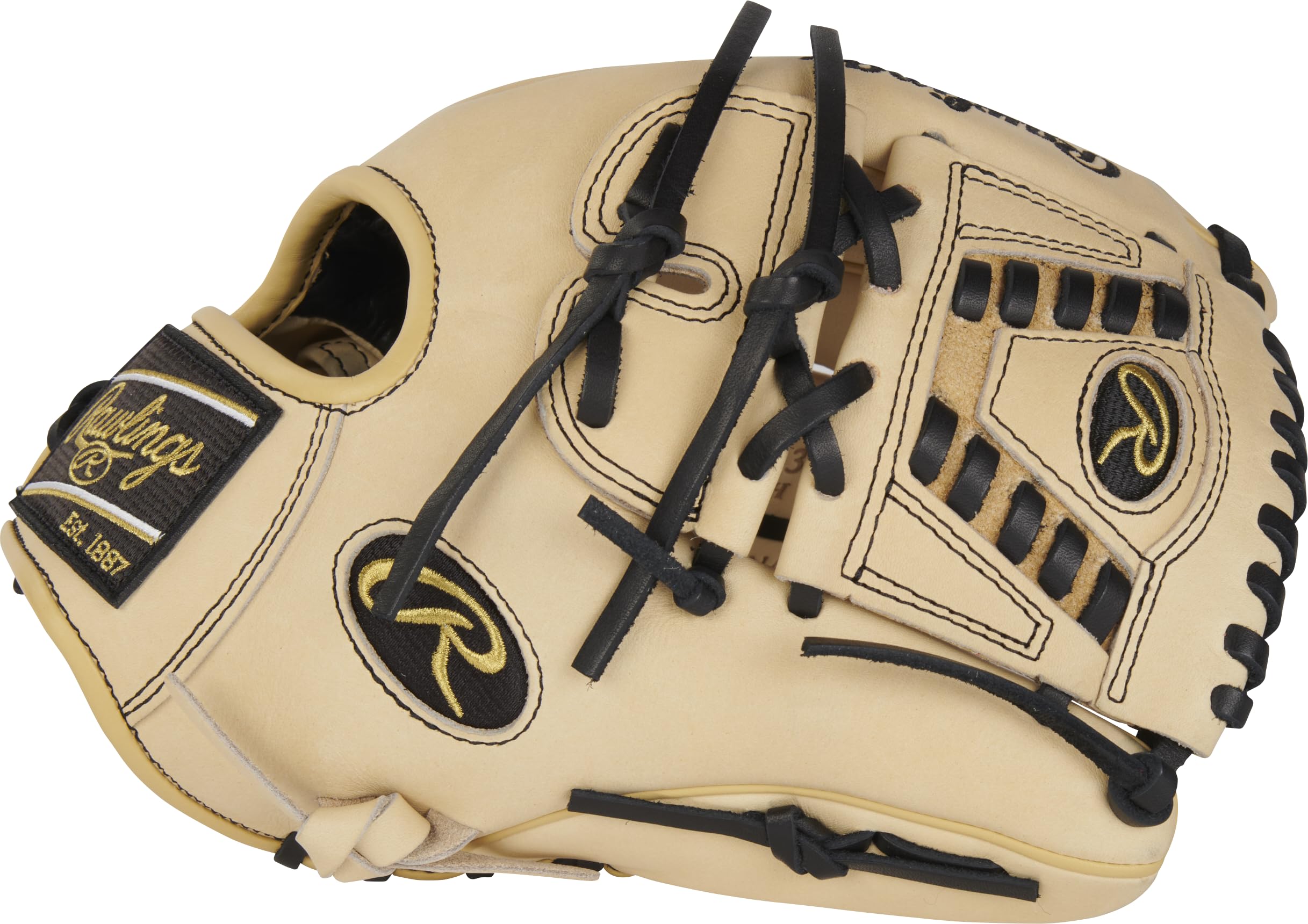 Rawlings | HEART OF THE HIDE R2G Baseball Glove | Right Hand Throw | 11.75" - 2-Piece Solid Web | Camel