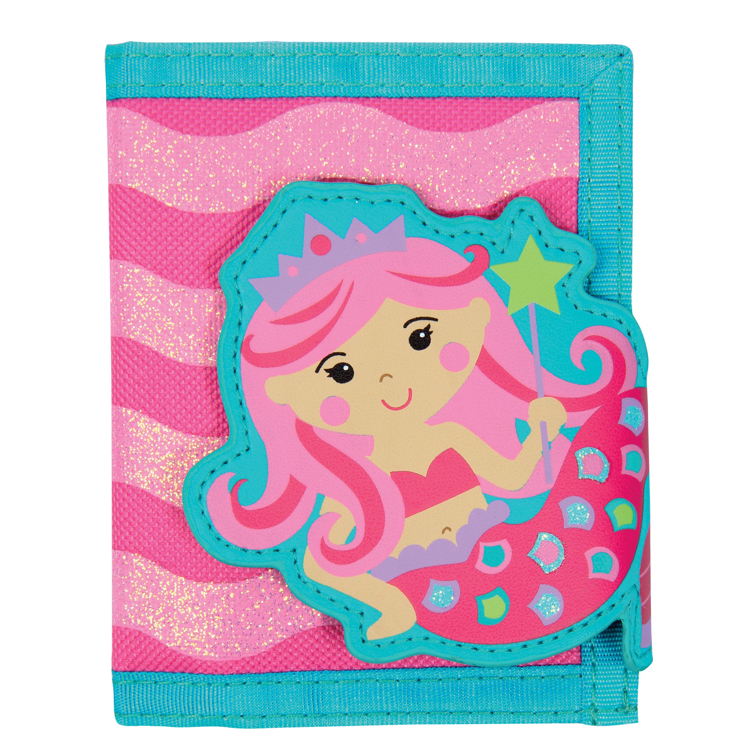 Stephen Joseph Girls Quilted Mermaid Purse and Wallet