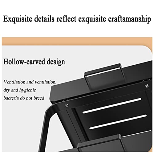 HytTer Sinks Under Sink Organizers,Kitchen Cabinet Organization,2 Tier Cabinet Shelf and Bathroom Organizer Rack for Kitchen Spices Cleaning Supplies Cosmetics/Black