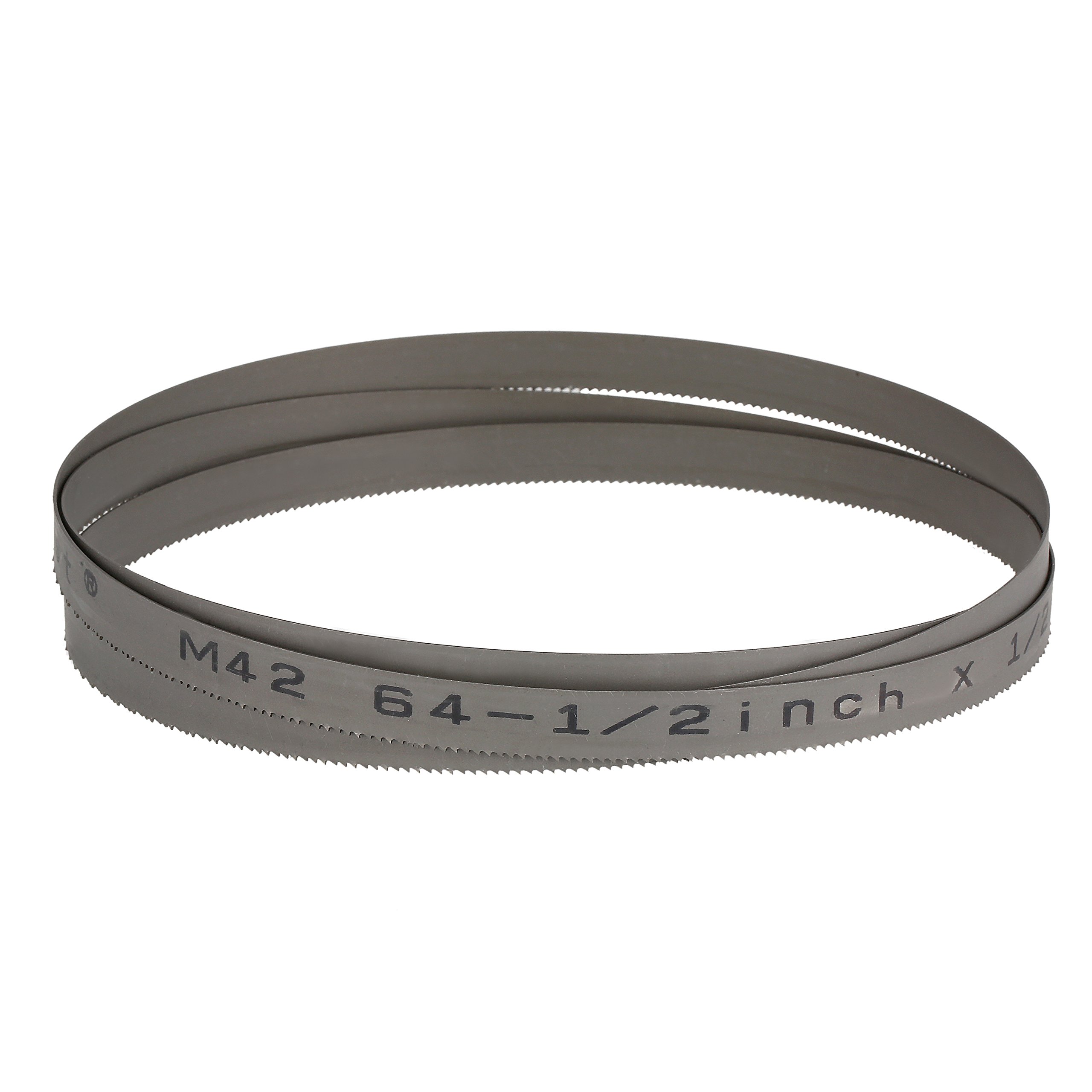 Imachinist S6412121418 Bi-Metal Band Saw Blades 64-1/2" X 1/2" X 14/18tpi for Cutting Soft Ferrous Metal Variable Teeth