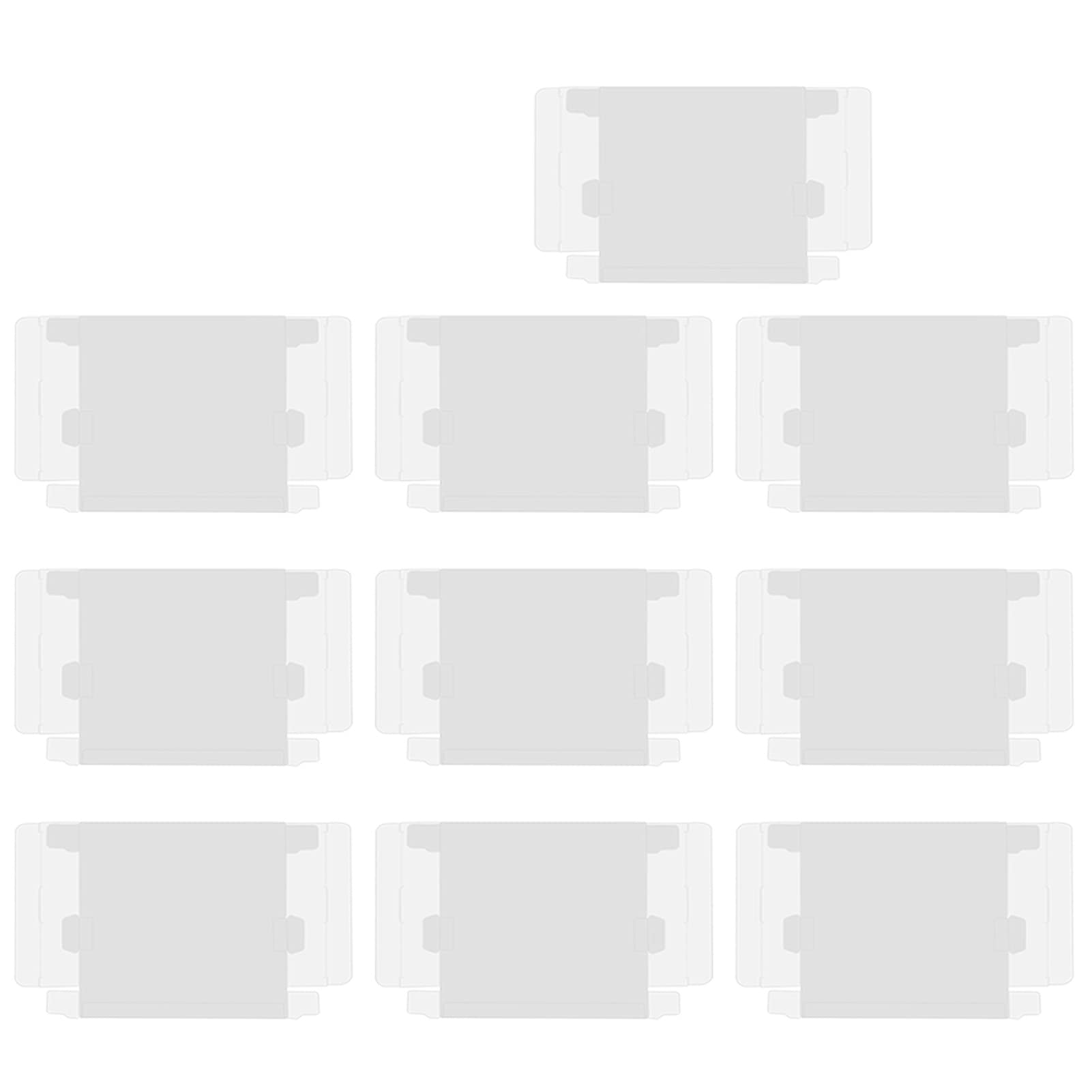 Game Boy Box Protector,Cartridge Case for GBA, 10pcs Transparent Cover Protector Box Game Boy Boxed Anti