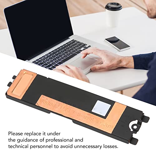 Garsentx Nvme M.2 NGFF SSD Cooler Hard Drive Cover, SSD Cooler Replacement Cover for Nvme M.2 NGFF SSD XPS 15 9500 9510 9520 Precision5550 5560 Right SSD
