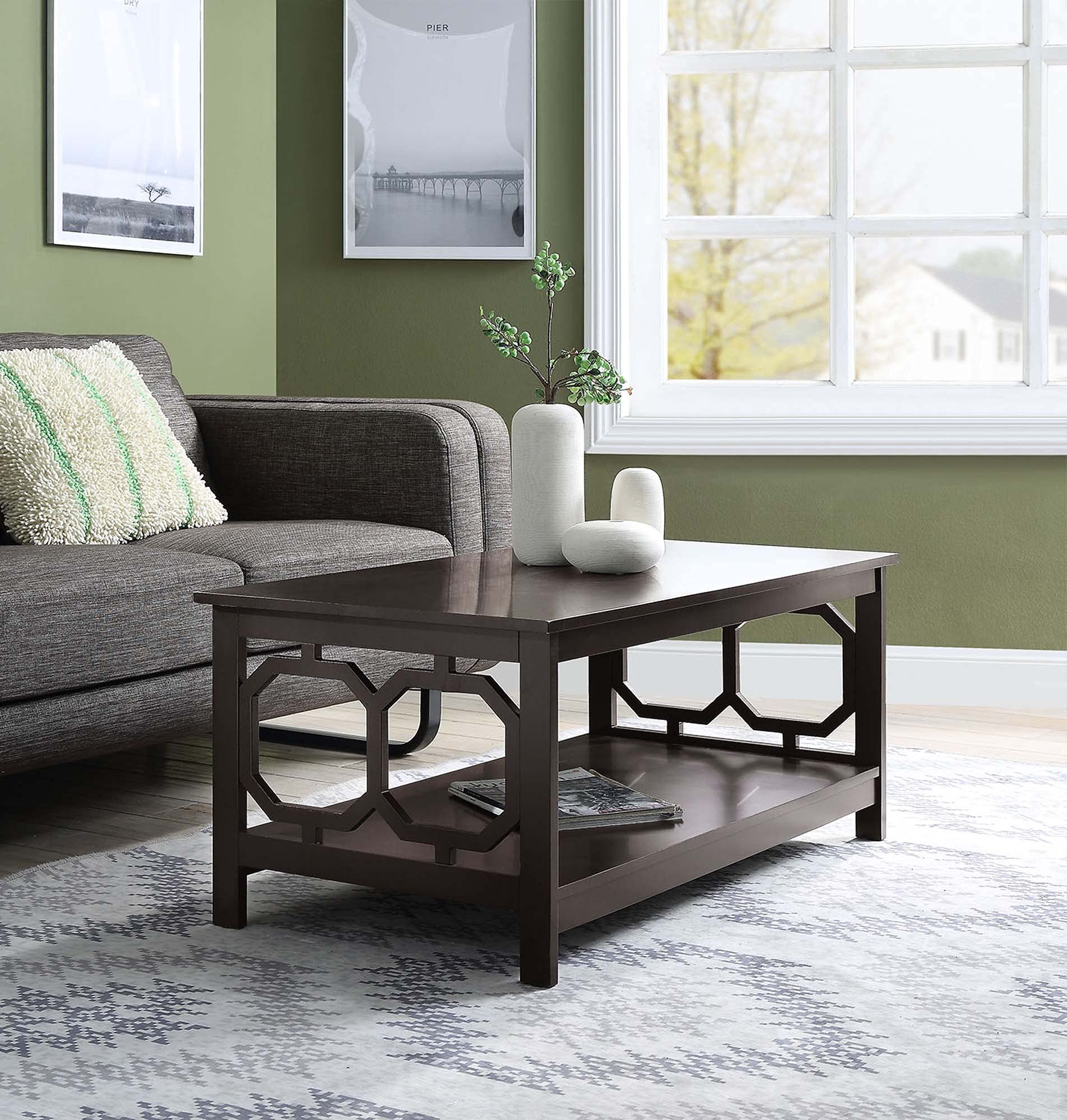Convenience Concepts Omega Coffee Table, Espresso
