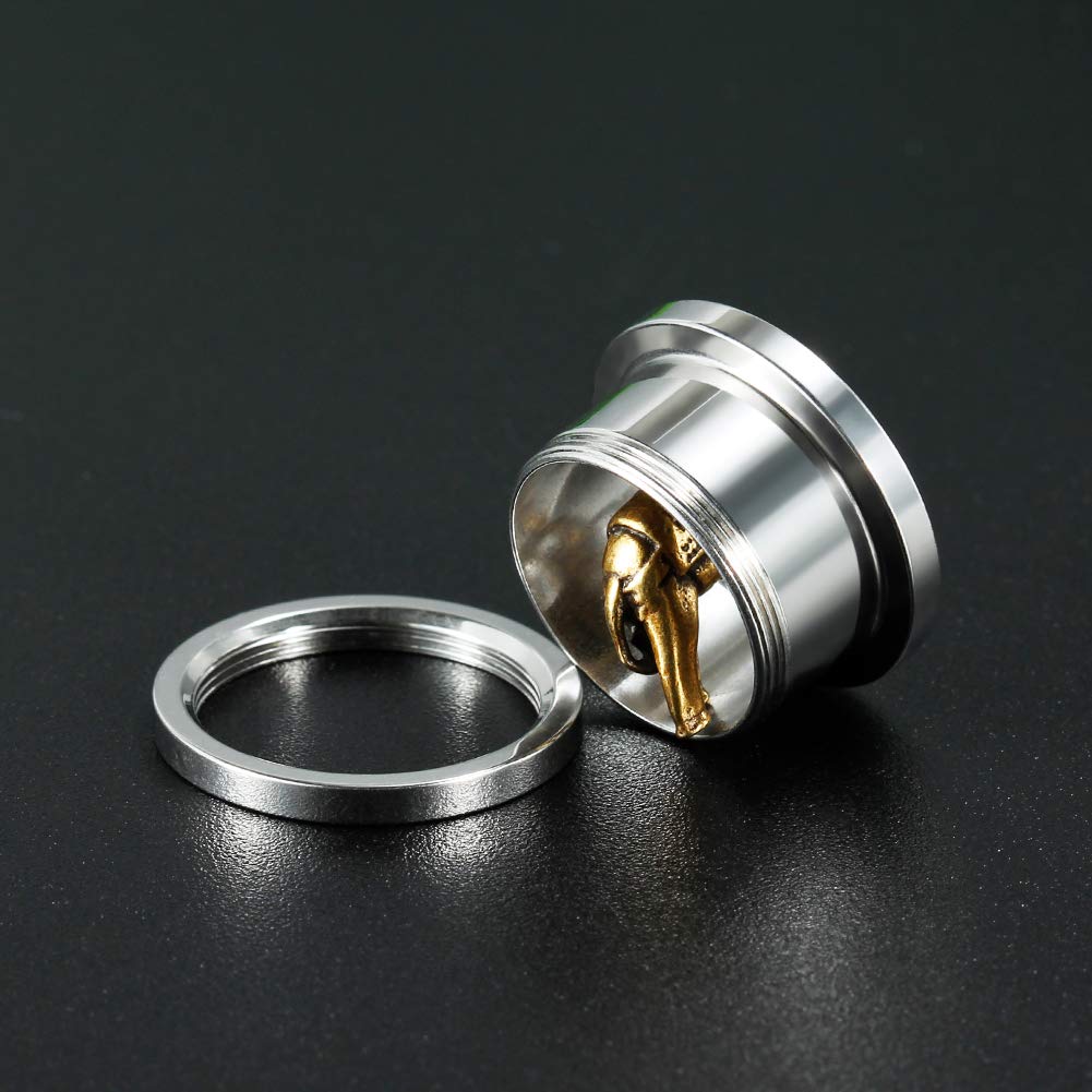 COOEAR Ear Gauges Cool Plugs and Tunnels Elephant Logo Stretchers Piercing 0g to 1" Gift Packing Expander.