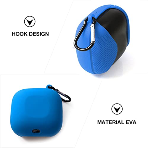 Gatuida ser of 3 Earbud Case Cover Anti- Lost Earbud Case Shockproof Earbud Case Carrying Case Carabiner Earphone Carrying