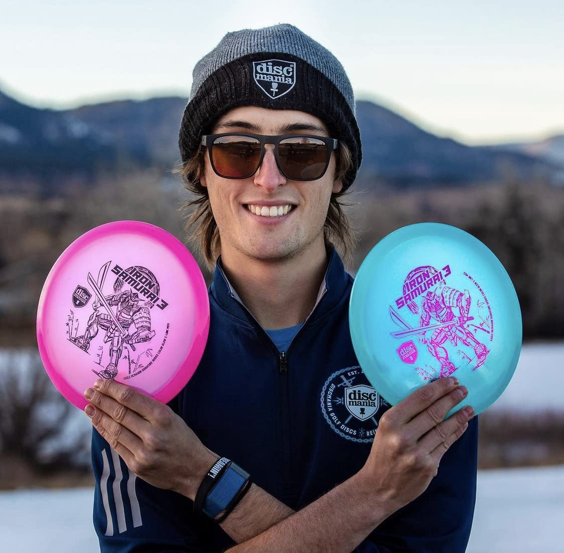 Discmania Iron Samurai 3 - Eagle McMahon Signature Series Color Glow C-line MD3 Disc Golf Mid-Range 177-180g (Colors Will Vary)