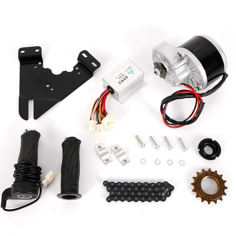 Electric Bicycle Motor Conversion Kit E-Bike Cycling Conversion Kit for 16"-28" Bike 24V 250W (US Stock)