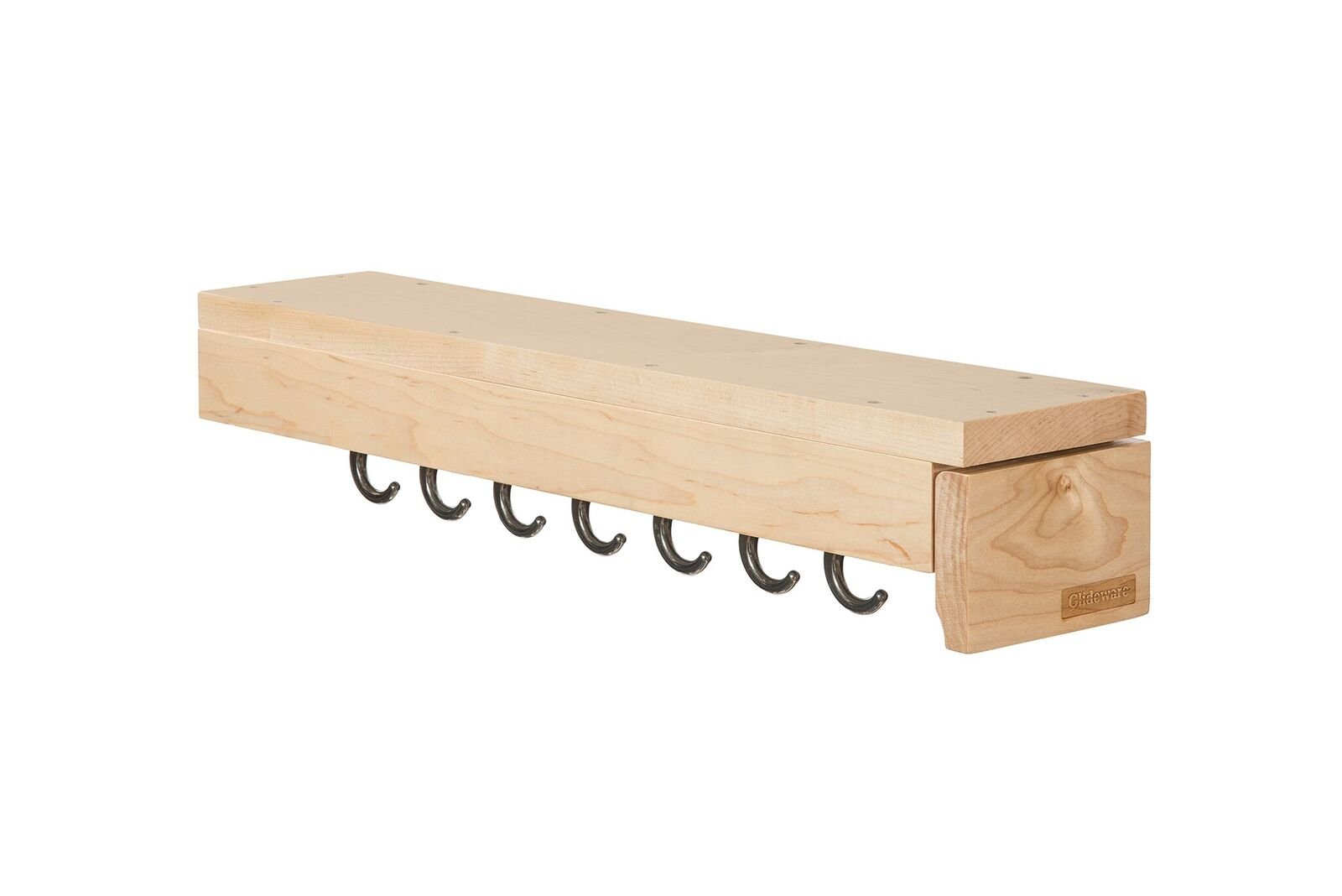 Glideware Pan 7 Hook Utility Organizer with Ball Bearing Slides