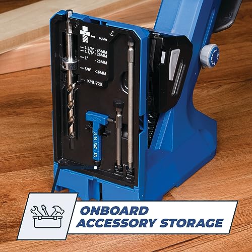 Kreg KPHJ720 Pocket-Hole Jig 720 - Durable Kreg Pocket-Hole Jig - Easy Clamping & Adjusting - For Materials 1/2" to 1 1/2" Thick