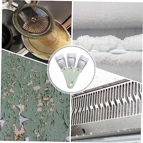 GANAZONO 18 pcs Refrigerator Frost Removal Shovel Household Gadgets Window Snow Scraper ice Removal Tool Removal deicer Windows Cleaning Tools Handheld Defroster Stainless Steel pp car