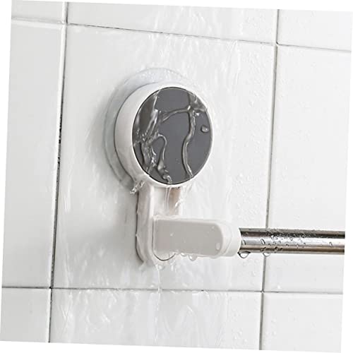 Wall Mounted Towel Holder 2pcs Suction Cup Towel bar Suction Cup Towel Rack Towel Rack with Shelf White Pot Cover Shelf Towel Shelf Pot Cover Rack no Trace Lid Rack Individual