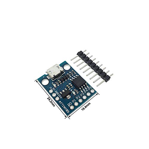 Digispark Kickstarter Micro Development Board ATTINY85 Module for IIC I2C USB,Black