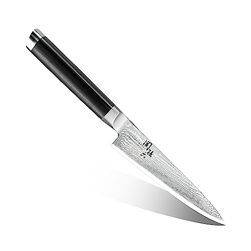 Kai Seki Magoroku Damascus Petty Knife 120mm (AE-5202)