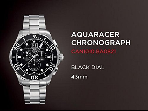 TAG Heuer Men's CAN1010BA0821 Aquaracer Stainless Steel Chronograph Watch