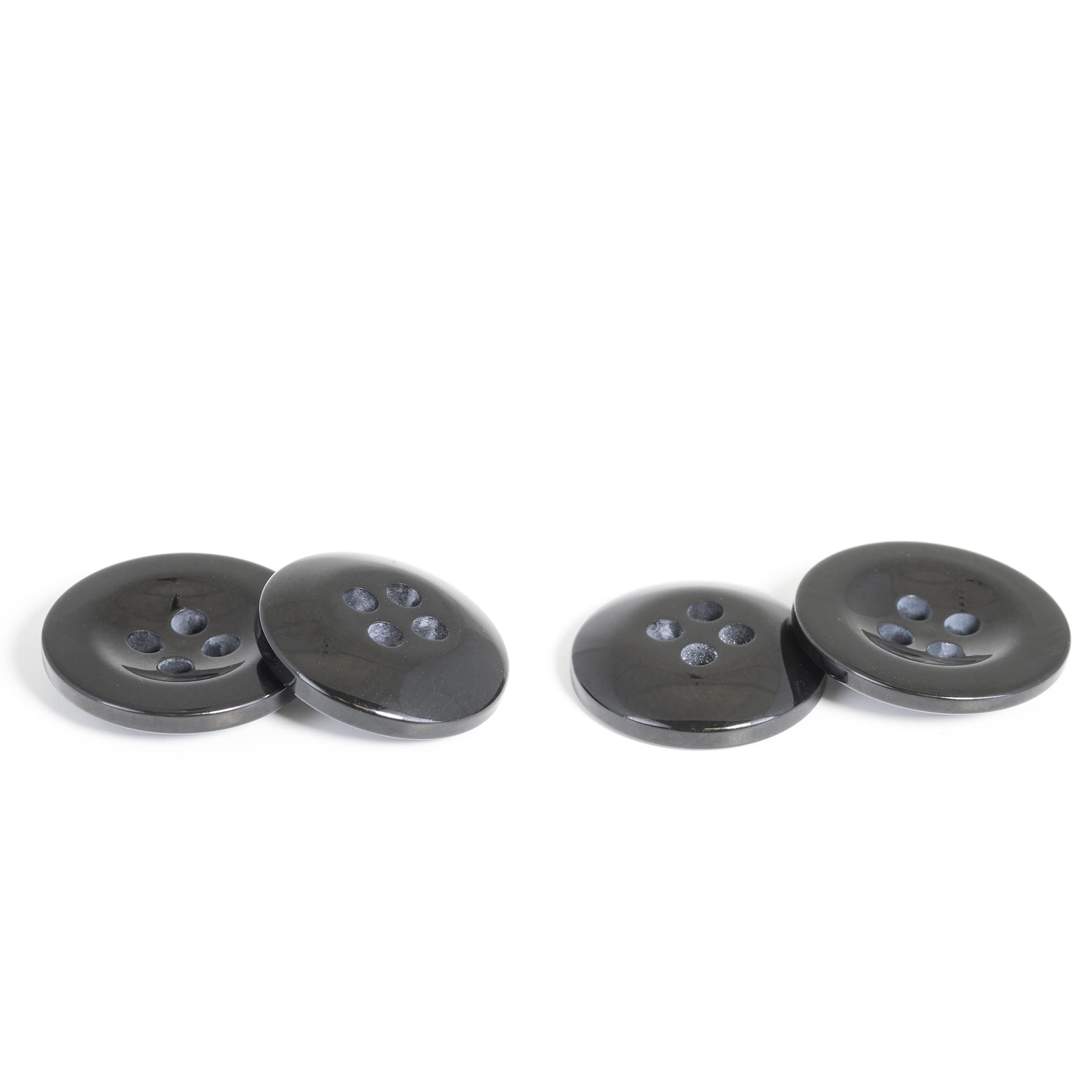 Dritz 15mm and 17mm Black Waistband Buttons, 10 Count (Pack of 1)