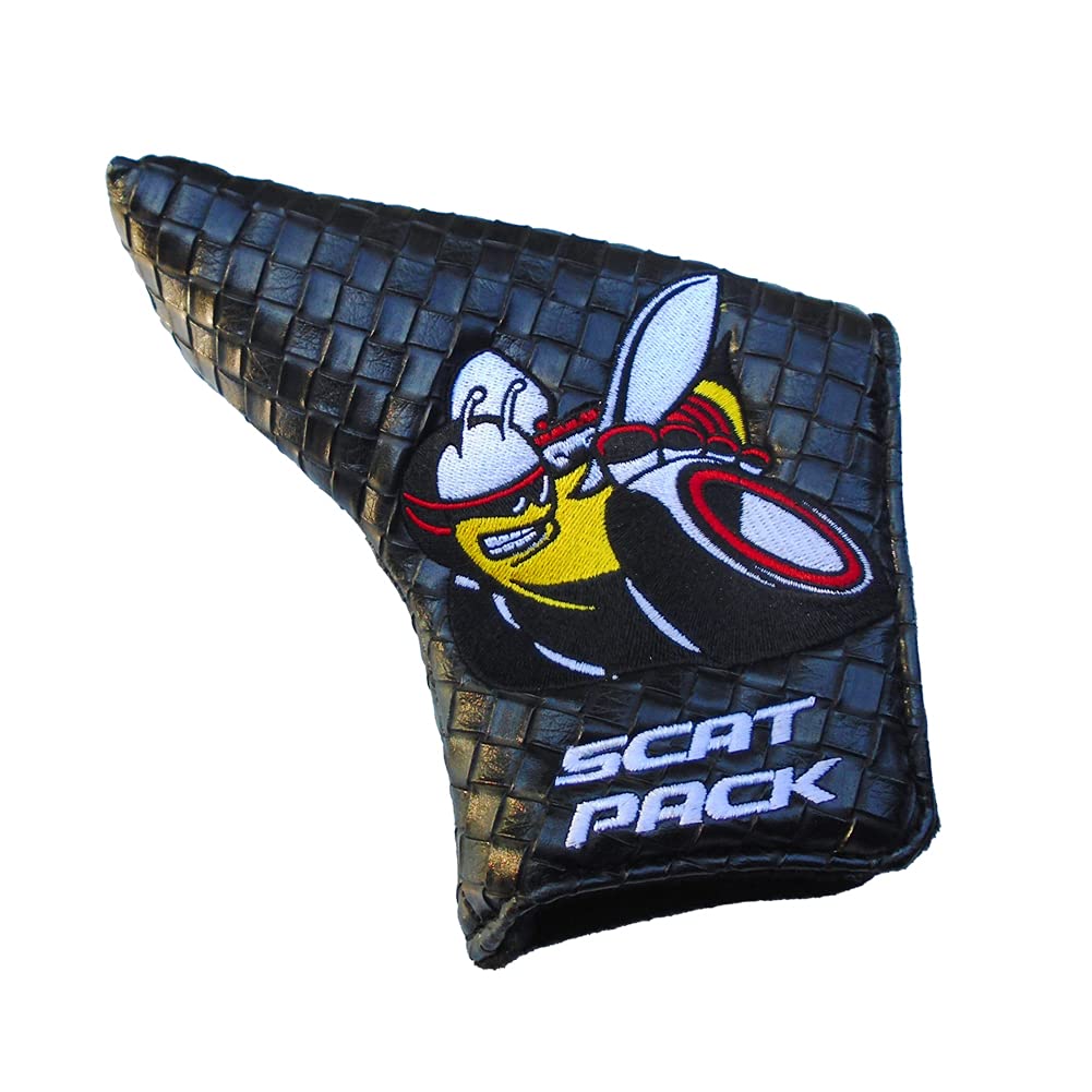 Dodge Scat Pack Blade Putter Headcover with 3 embroidered logos