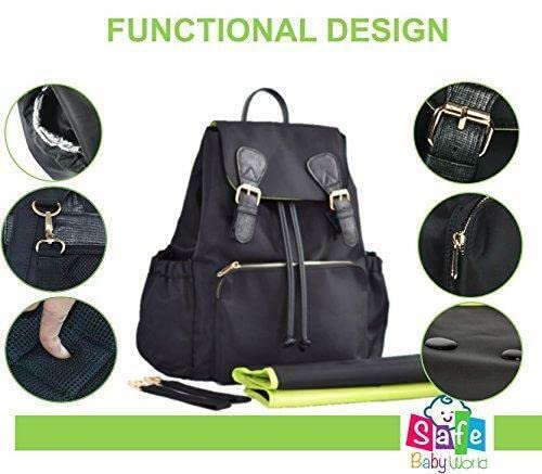 GEAR DISTRICT Multifunctional Baby Diaper Bag Backpack Mummy Maternity Nappy Large Capacity Tote Nursing Travel Bag